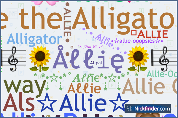 Allie Names To Go With