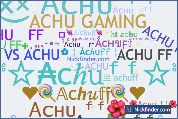 Achu Name Logo I Think It Turned Out Fairly Decent To Be A First.