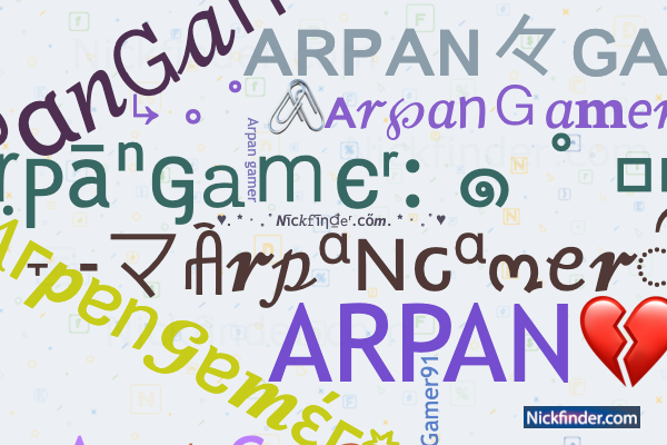 Arpan Name Logo