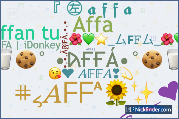 Affu Name Logo Preview Of Black Background 3D Name For "Affu"