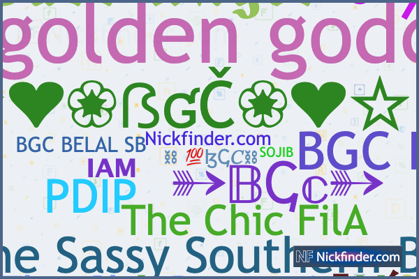 Nicknames for BGC: The Vicious Vixen, The Shy Dynamite, BGC HRIDOY, The ...