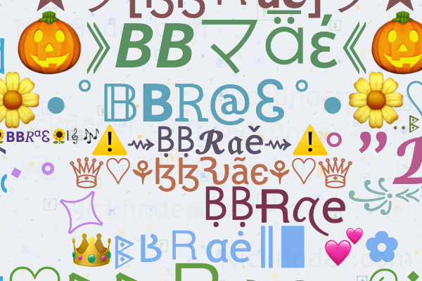 Surnoms pour BBRae: 𝕭𝕭𝕽𝕬𝕰
