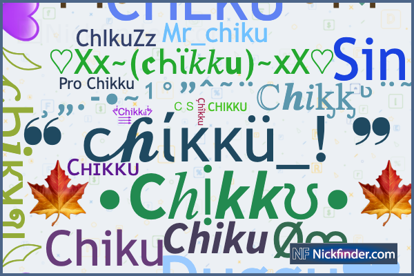 Chiku Name Logo