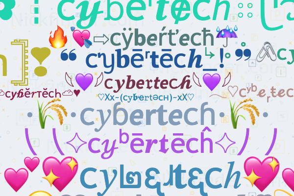 Nicknames for Cybertech: nano powers, CYBER-TECH, CYBER, Robotic ...