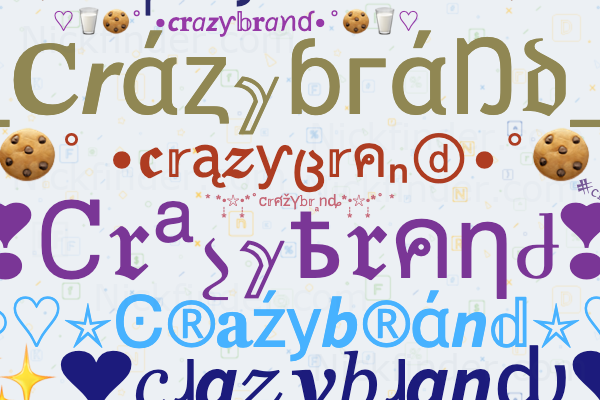 Nicknames for Crazybrand