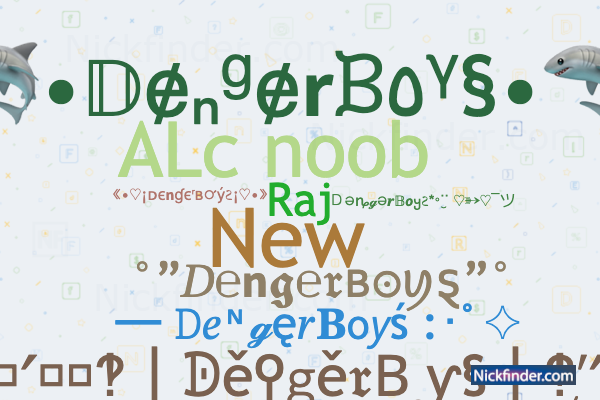 Nicknames for DengerBoys: DENJAR Boy, Denger team, ⌁ ᴘʀɪɴᴄᴇss ⌁ シ ...