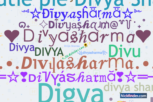 Divya Name Style
