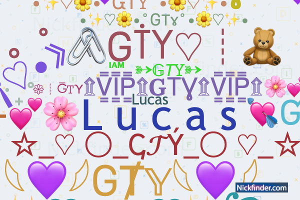 Nicknames for GTY: 〆ᴳᵀʸ★, ATB, FF LEGENDS, ㅤGty cris, Atb