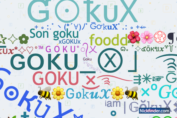 Goku Name Logo Noku YouTube