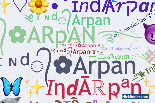 Arpan Name Logo
