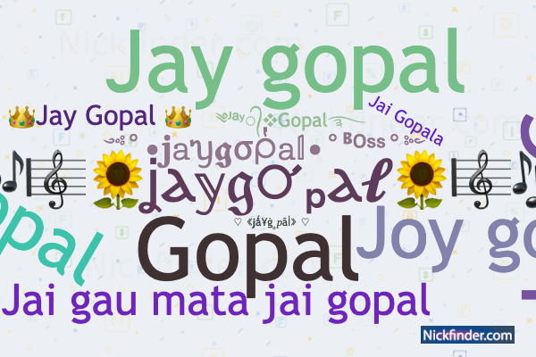 Jay Gopal Logo Govind Jai Jai Gopal Jai Jai