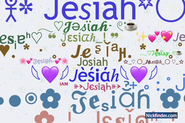 Nicknames for Jesiah: Jesse, Jesiah🧸, Sy