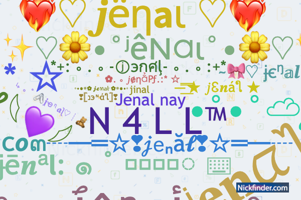 Jinal Name Logo