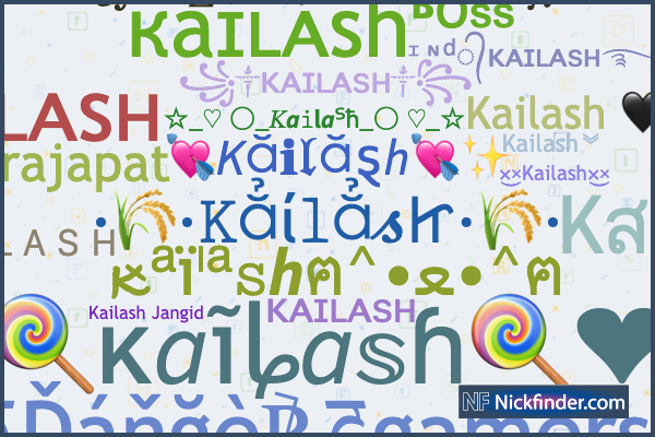 Kailash Name Logo