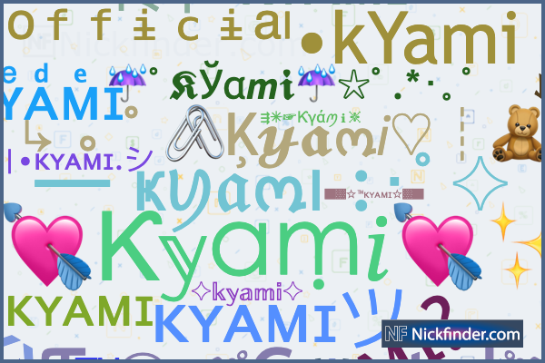 Nicknames for Kyami: 複| ᴋʏᴀᴍɪツ, 鿅|•ᴋʏᴀᴍɪツ, 鿅᭄|ᴋʏᴀᴍɪツ, 么ᴋɪʏᴏsʜɪシ︎ ...