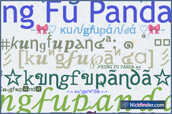 Kung Fu Panda Logo Font