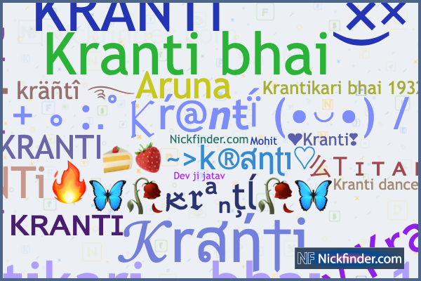 Kranti Name Images