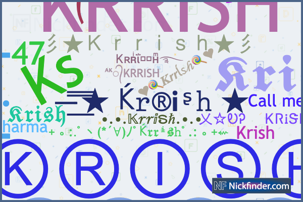 Krish Name Images