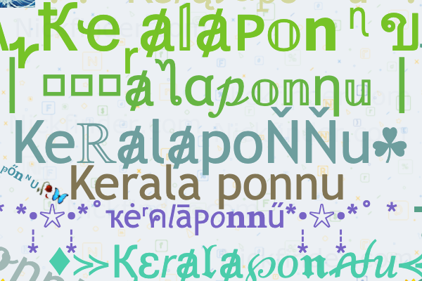 Nicknames for Keralaponnu: Kerala☂️ponnu, Kerala ponnu, Kerala ponnu💫 ...