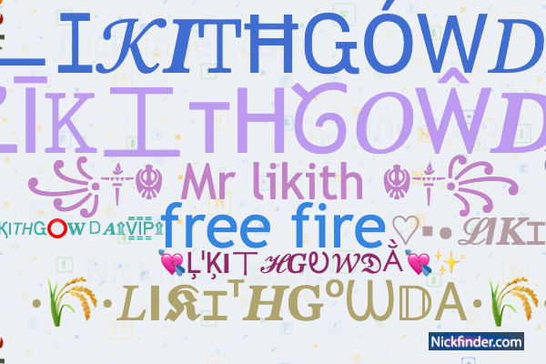 Nicknames for LIKITHGOWDA: ꧁༒☬ Mr likith ☬༒꧂, Likith gowda, Gowda ...