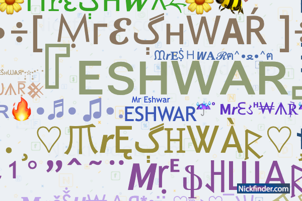 Eshwar Name Logo Explore Eshwar: Meaning, Origin & Popularity