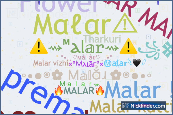 Malar Name Logo LOROFY Name Malar Printed Happy Birthday Heart Design