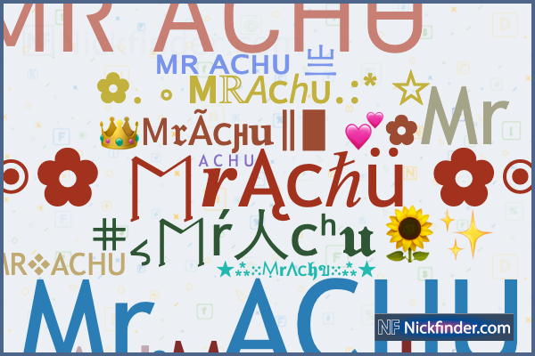 Achu Name Logo I Think It Turned Out Fairly Decent To Be A First.