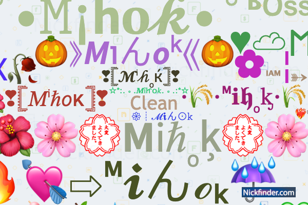 Nicknames for Mihok: Mihoke, Zetso