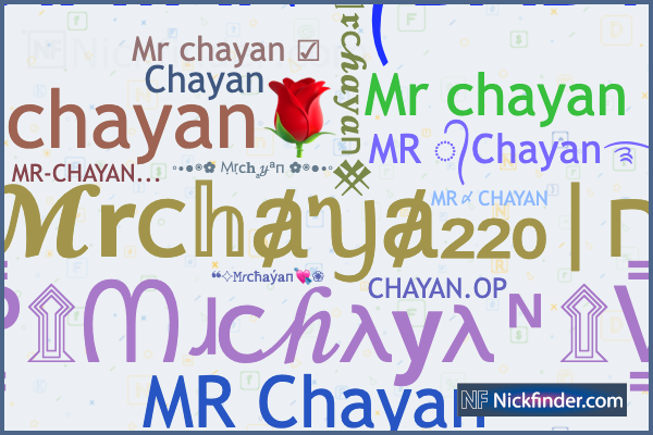 Chayan Name Logo