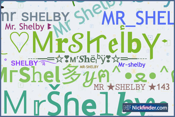 Shelby Font