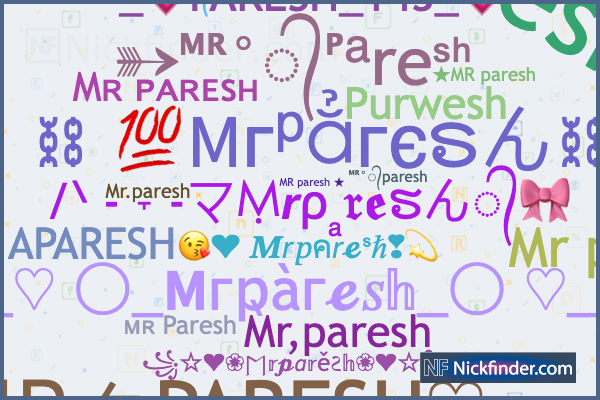 Paresh Name Wallpapers