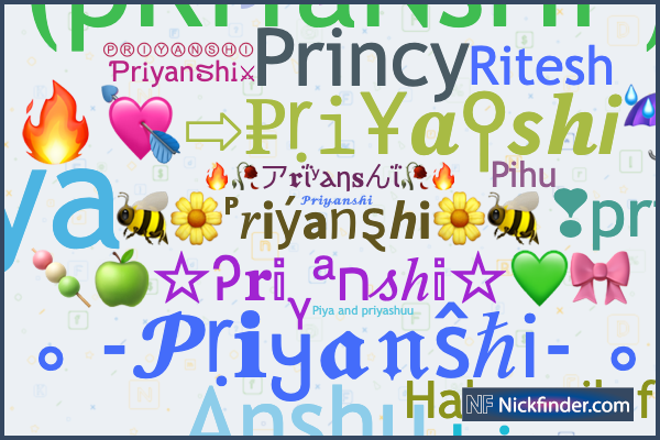 Priyanshi Name Logo Priyanshu Tote Bag By TintoDesigns Pixels