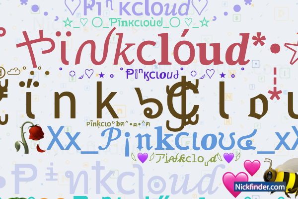 Nicknames for Pinkcloud