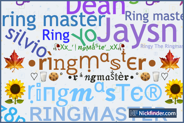 Ringmaster Fonts