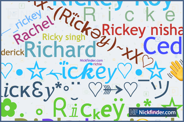 Ricky Name Wallpaper