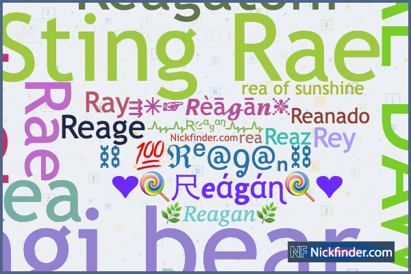Fonts For The Name Reagan