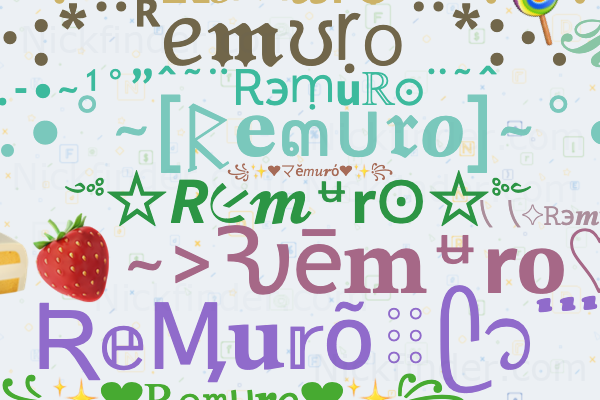 Nicknames for Remuro: Remuro`tmps-_o