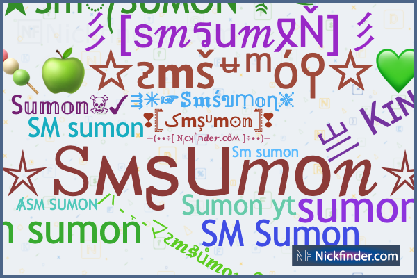 Nicknames for Smsumon: 彡[ꜱ𝓂รu𝓂𐍉Ň]彡, ꧁༺ᵀᵉᵃᵐ°LOVIE༻꧂, ★Sm᭄SUMON࿐, Sm sumon, Sumon