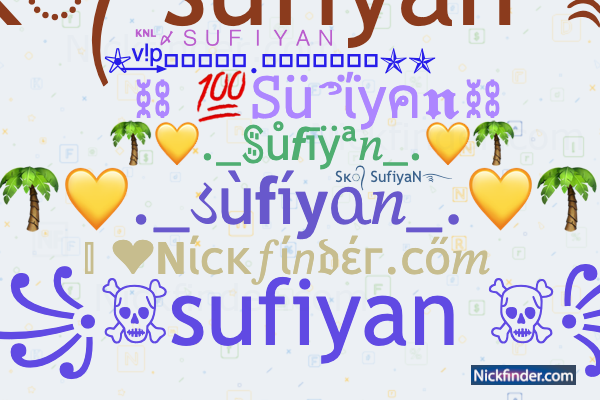 Sufyan Name Logo White Logo Warm 3D Name Wallpaper For "sufiyan"