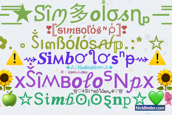 Nicknames for Simbolosnp: Simbolos ñp, Sebas18