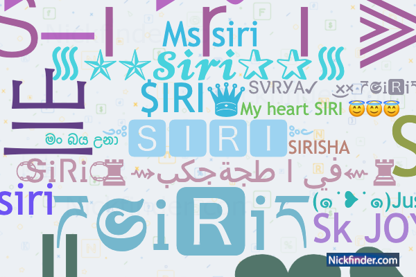 Siri Name