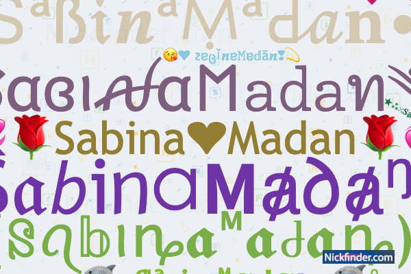 Sabina Name Wallpaper