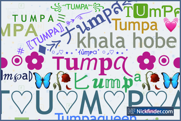 Tumpa Name Logo