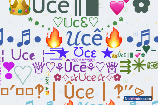 Nicknames for Uce: Samoan, Ucə, Ucepkt, UCE GANG, Uce Impoenz