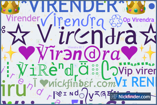 Viren Name Logo Viren" = "Viruses" Word, Lettering Or Text As 3D