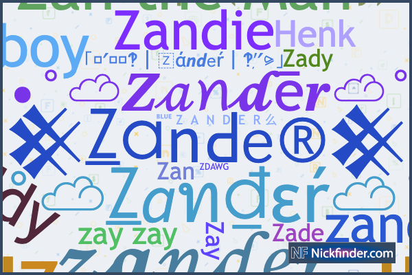 Zander Name
