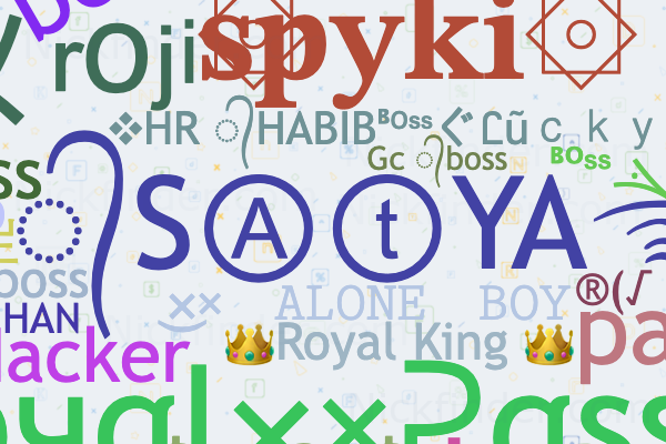 Nicknames for Bosses: ★ᴮᴼˢˢ ᭄SⒶⓣYA࿐★, B O S S , ×͜×ㅤ𝙰𝙻𝙾𝙽𝙴ㅤ𝙱𝙾𝚈, ᴮᴼˢˢ ...