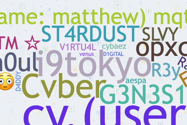Nicknames for Cybercore: i9tokyo, V1RTU4L, Glttch, venus, https//notfound