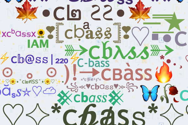 Nicknames for Cbass: C-bass, C-bass 🐣