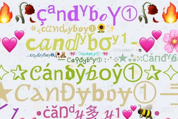 Nicknames for Candyboy1